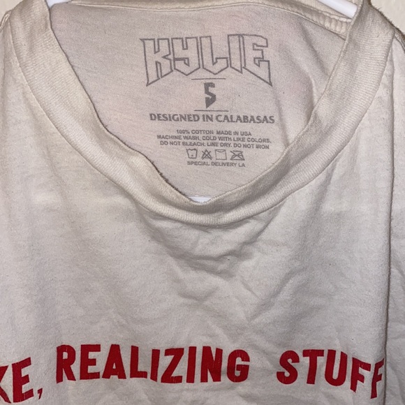 Kylie Cosmetics | Tops | Rare Kylie Jenner Like Realizing Stuff Tshirt ...